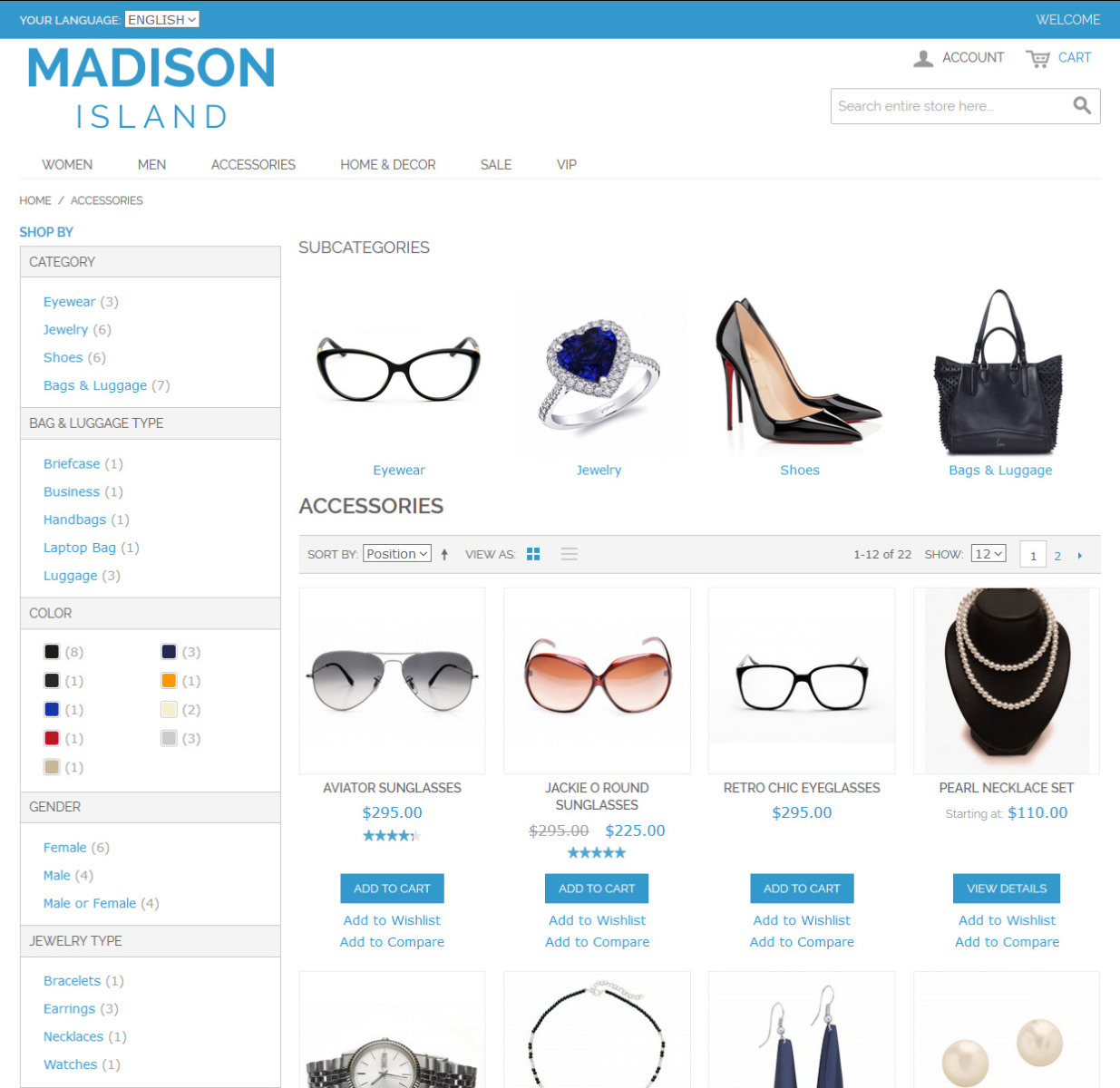Apptrian Subcategories Grid List For Magento 1 Openmage