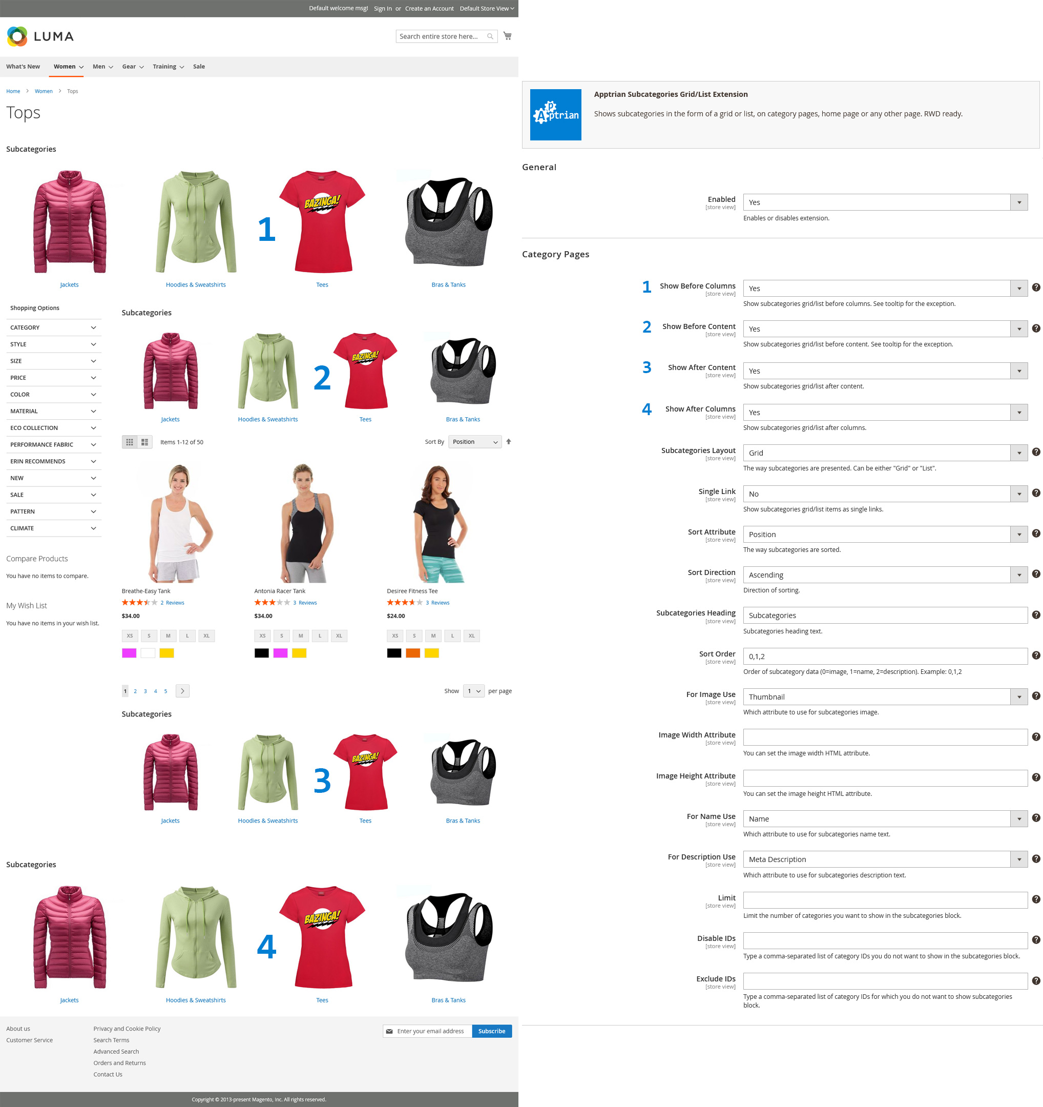 Apptrian Subcategories Gridlist For Magento Adobe Commerce 0791