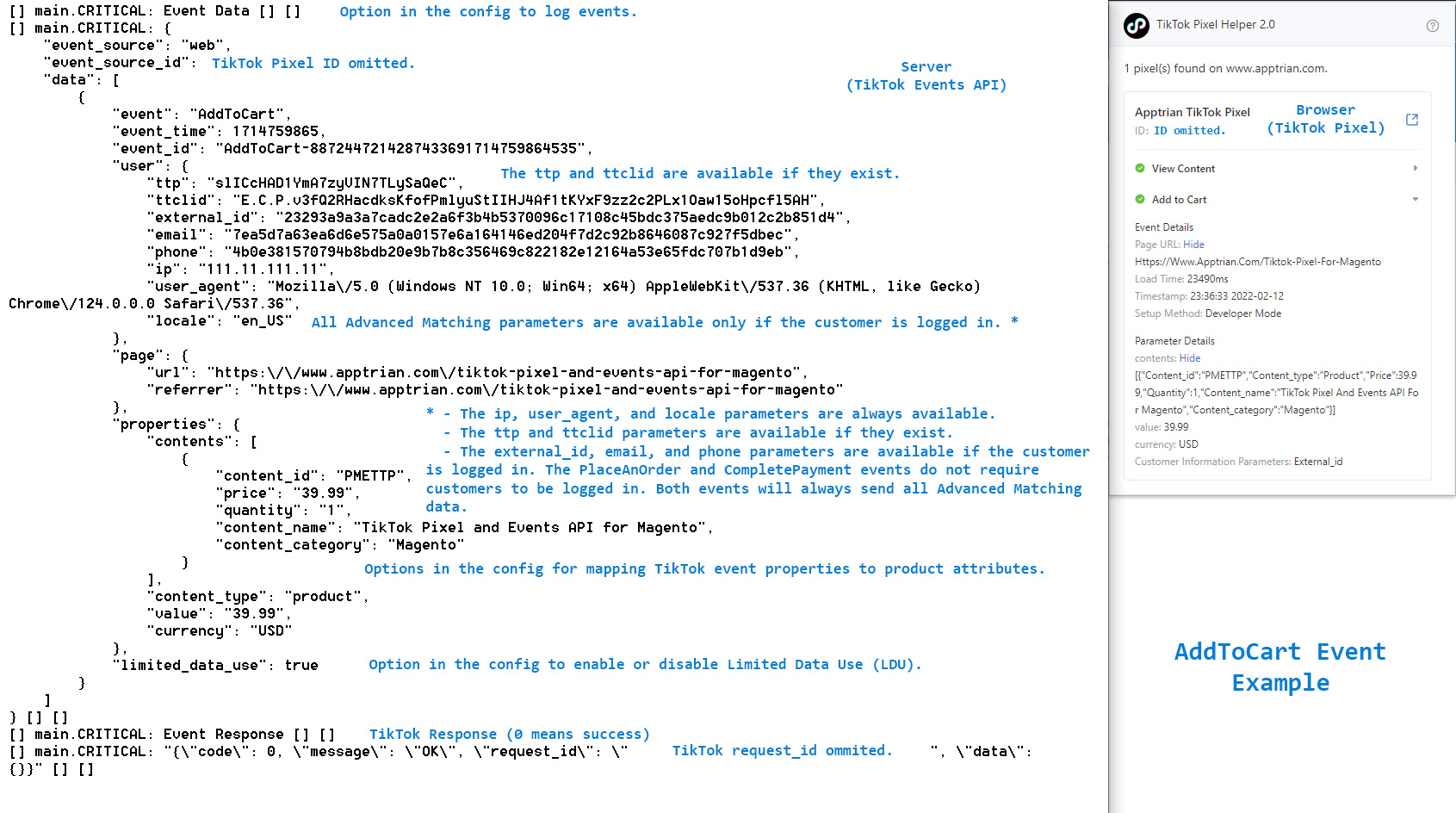 Apptrian - TikTok Pixel and Events API for Magento Adobe Commerce